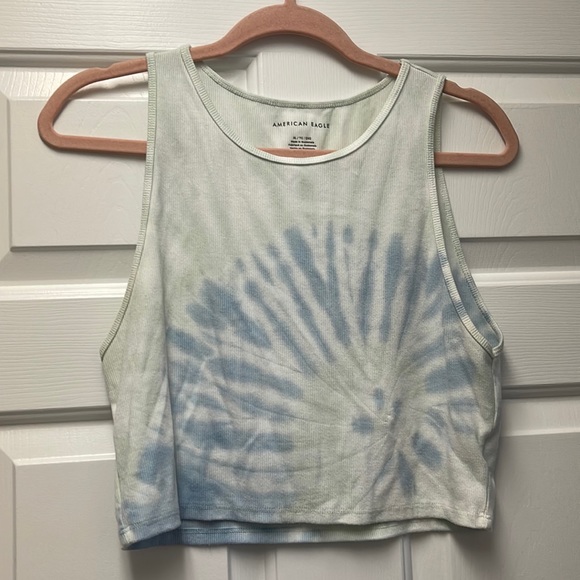 American Eagle Outfitters | Tops | American Eagle Tie Dye Cropped Tank | Poshmark